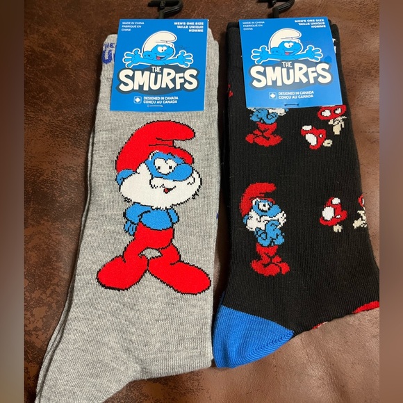 The Smurfs | Underwear & Socks | Nwt The Smurfs Papa Smurf Sock Set ...